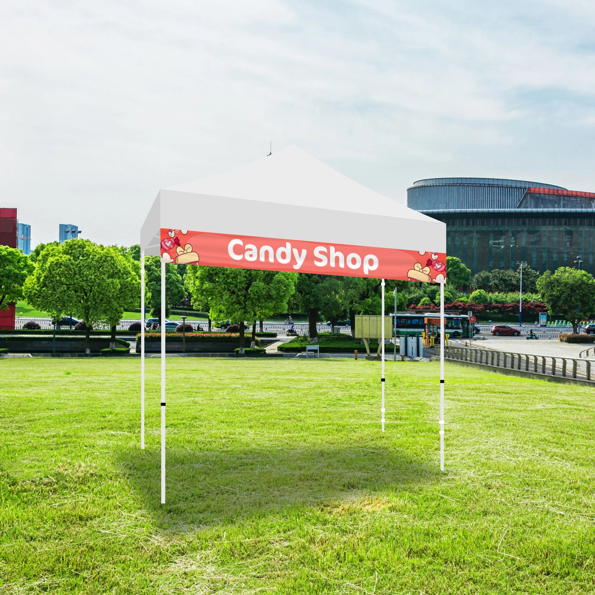 10x10 TENT VALANCE BANNER — Fully Promoted Davie