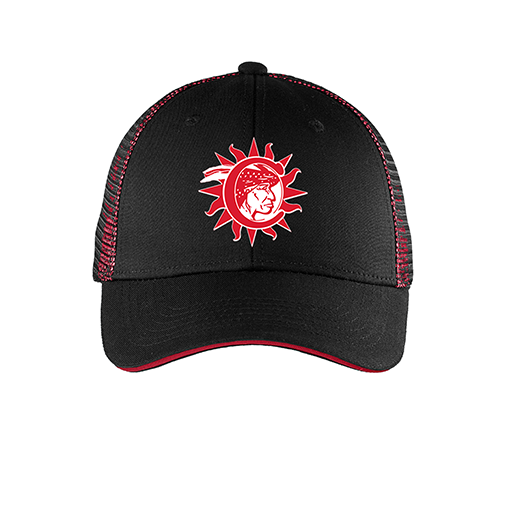 Cherokee Indian Princess Cap Black/Red — Fully Promoted Davie